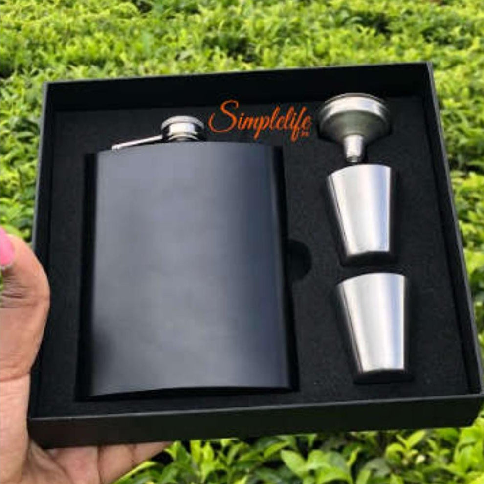 Boss Set Hip Flask – Simple Life Kenya